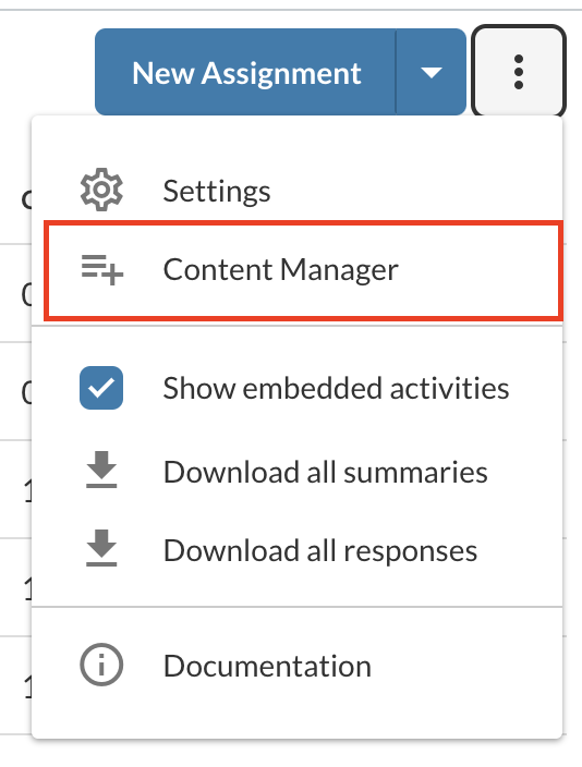 How do I use the Content Manager?